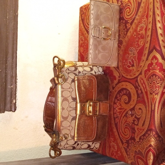 Coach | Bags | Coach Purse And Wallet Bundle | Poshmark